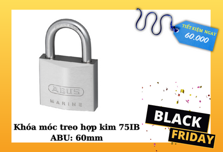 Khóa hợp kim 75IB ABUS: 60mm