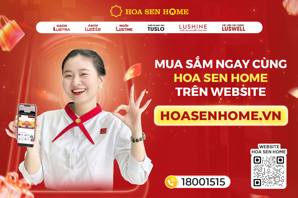 TRUY CẬP NGAY WEBSITE HOA SEN HOME - ĐẶT HÀNG ONLINE TIỆN LỢI