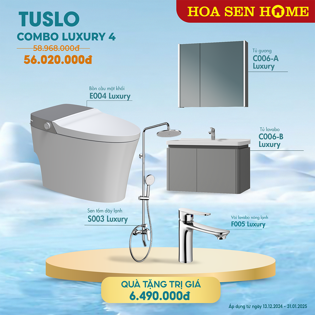 COMBO TUSLO – LỘC VÀNG CUỐI NĂM